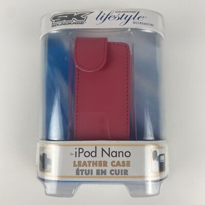 Apple iPod Nano Case Cover Protector LEATHER NIB Pinnk | eBay