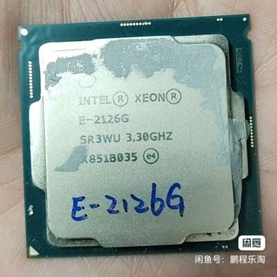 Intel Xeon E-2126G LGA-1151 Server CPU Processor 3.30 - 4.50 GHz 6-Core ...