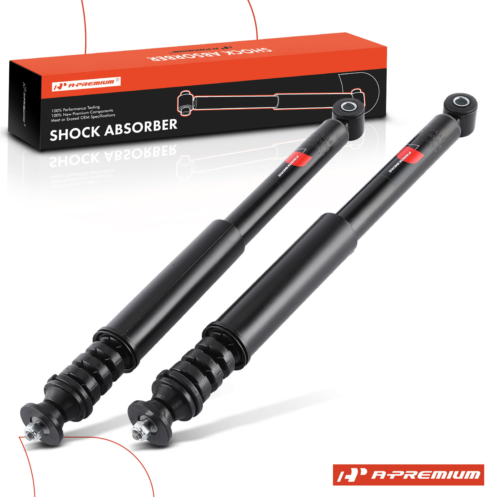 A-Premium 2x Rear Shock Absorber for Nissan Note E11 2006-2012 312817 ...