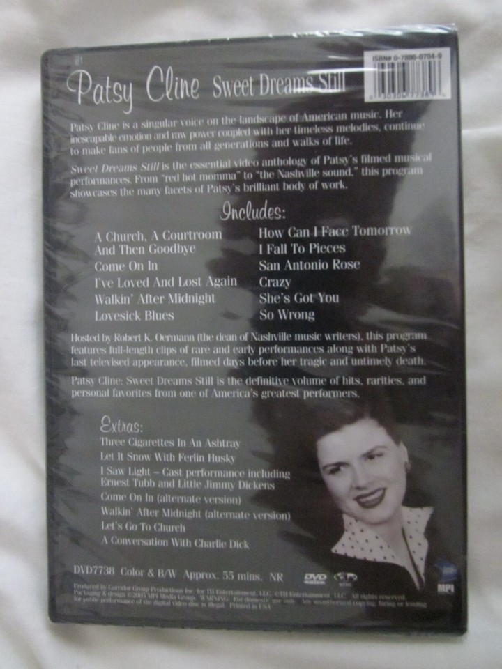 Patsy Cline Sweet Dreams Still The Anthology DVD new unopened | eBay
