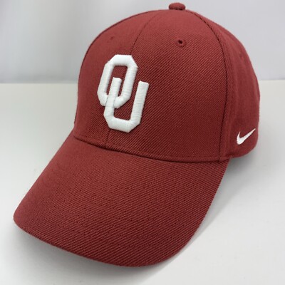 Oklahoma OU Sooners Hat Crimson Nike Team Adjustable OSFA Adult ...
