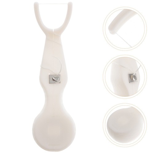 Toothbrush Stand Dental Floss Holder Travel for Teeth Size Threaders ...