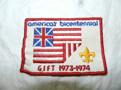 Lot 102 - Boy Scout Patch - 1973 -1974 America's Bicentennial Gift | eBay