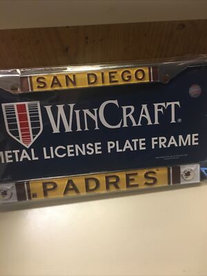San Diego Padres Retro Old School license plate frame chrome hot FRIAR ...