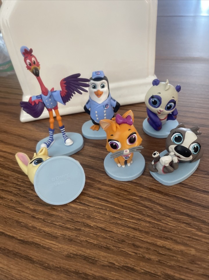 Disney Junior TOTS Mia Cat And Blondie Bunny Figure Figurine Cake ...