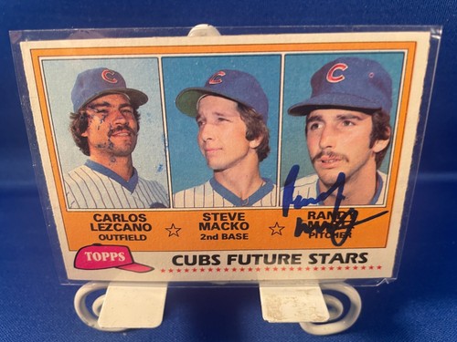 Randy Martz 1981 Topps #381 Chicago Cubs Auto Autographed Signed MLB ...
