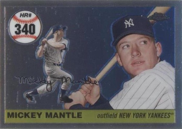 2007 Topps Chrome - Mickey Mantle Home Run History #MHR340 Mickey ...