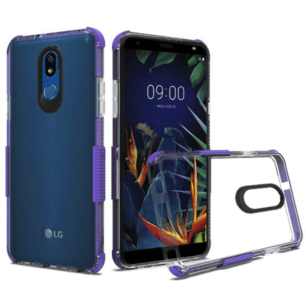 for LG K40 Premium Edge Sturdy Shockproof Bumper Transparent PC TPU ...
