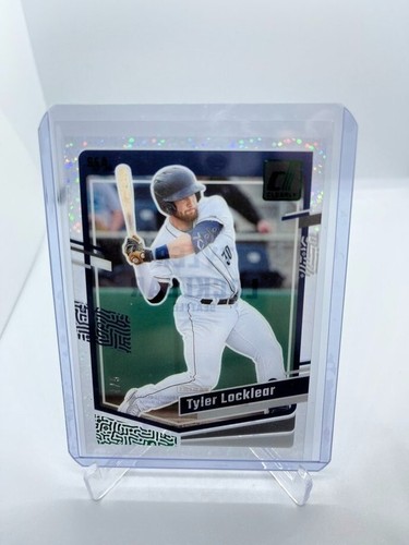Chronicles Baseball 2023 Tyler Locklear RC Clearly Donruss Green ...