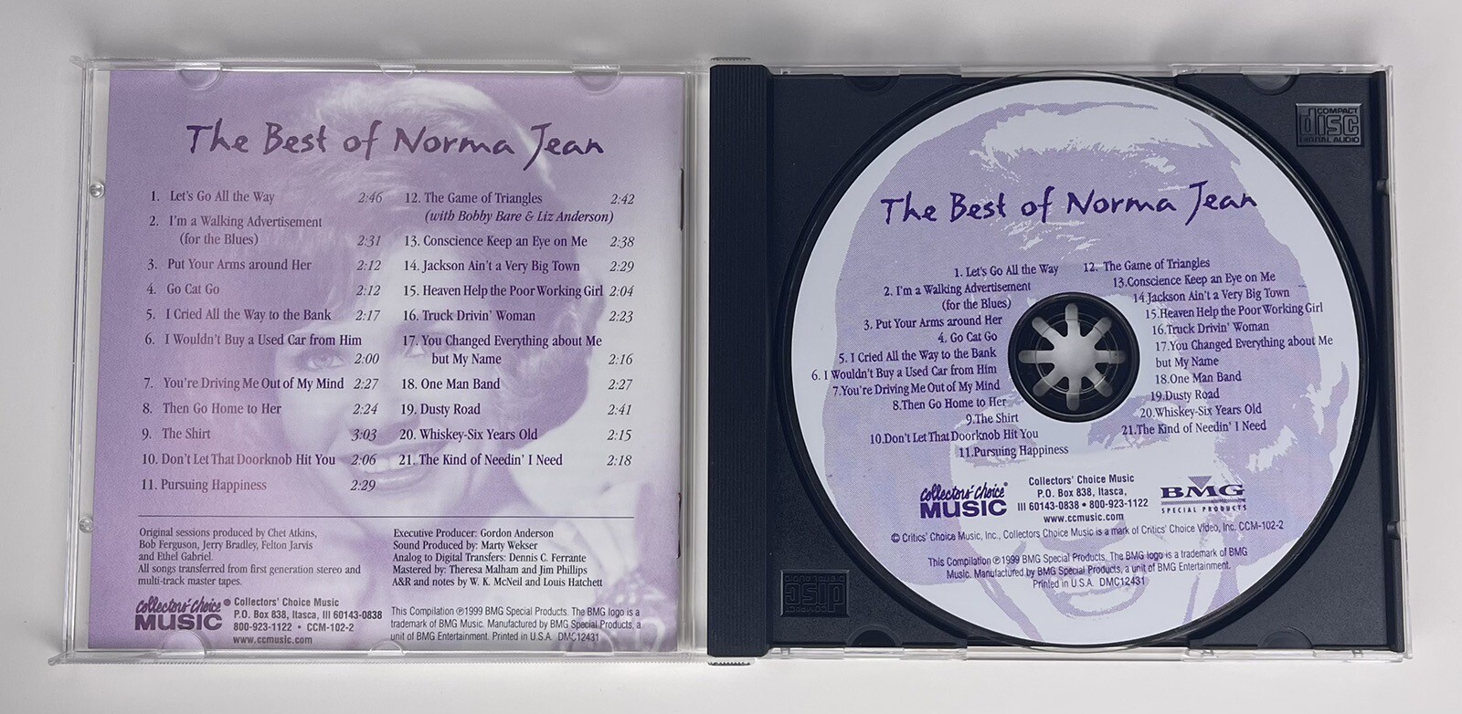 The Best of Norma Jean [Collectors' Choice] by Norma Jean (Country) (CD ...