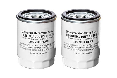 UGP Oil Filter 0868539E Replacement for Generac Oil Filter 070185E 2 ...