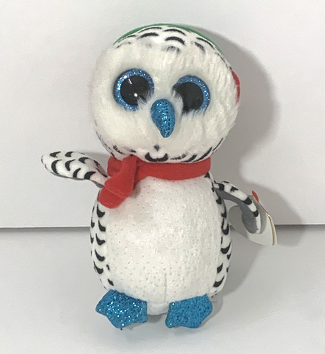 Beanie Boo Owl Nester NWT 6 inch Snow Owl ty Plush stuffed animal | eBay