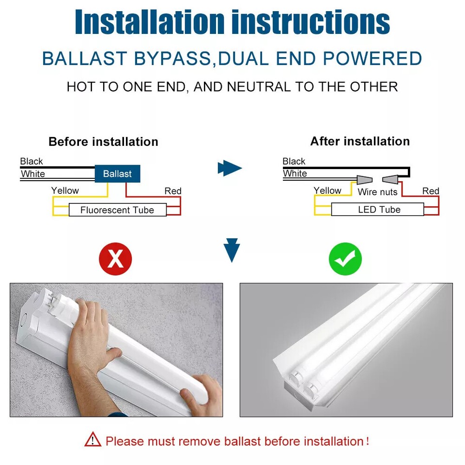 48 Inch Ballast Bypass Led Bulb