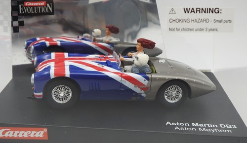 NOSS Aston Martin DB3 Austin Mayhem Carrera Slot Car w/ Original ...