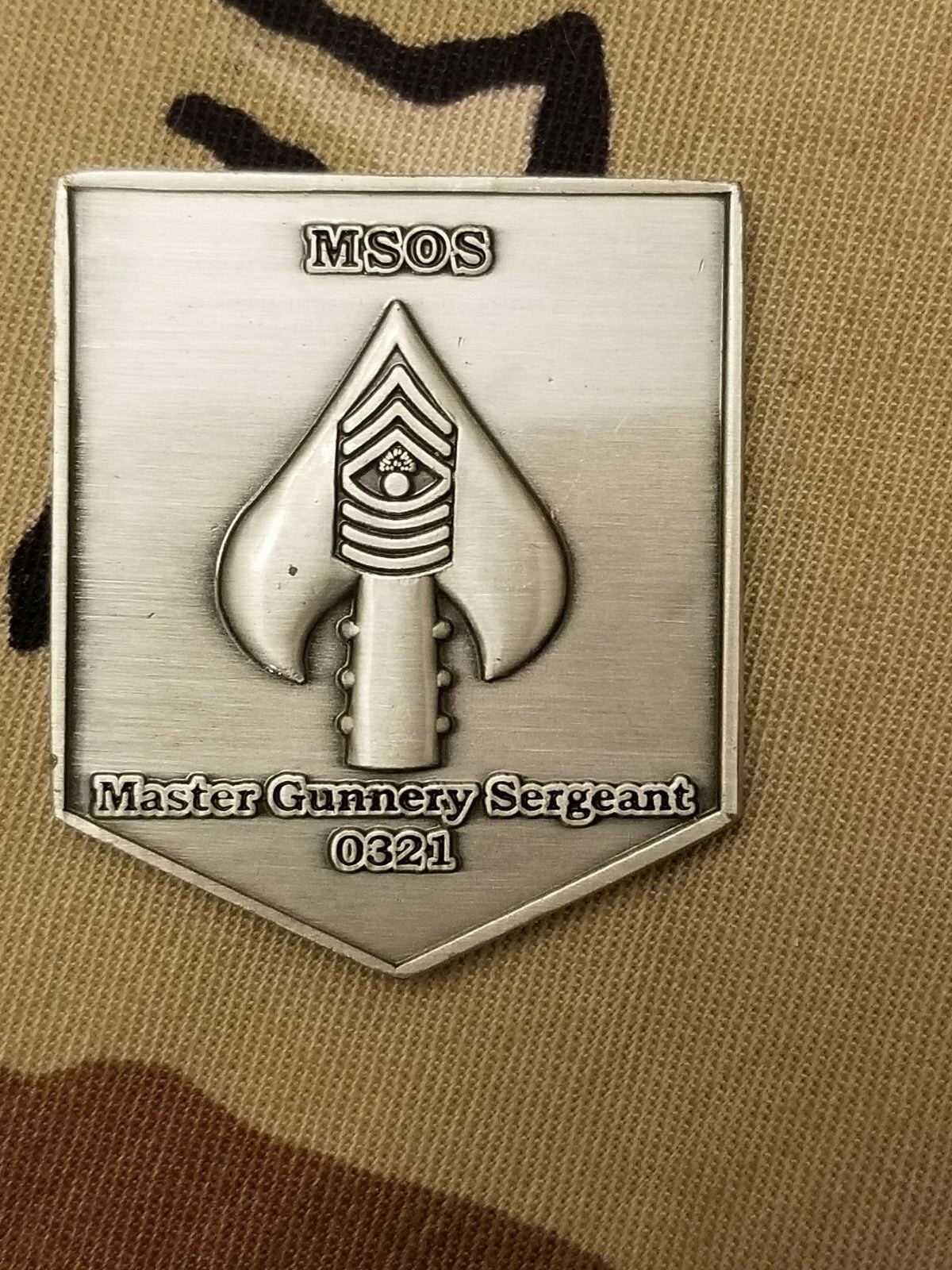 MARSOC ,MARINE SPECIAL OPERATIONS, MASTER GUNNERY SGT, CHALLENGE COIN ...