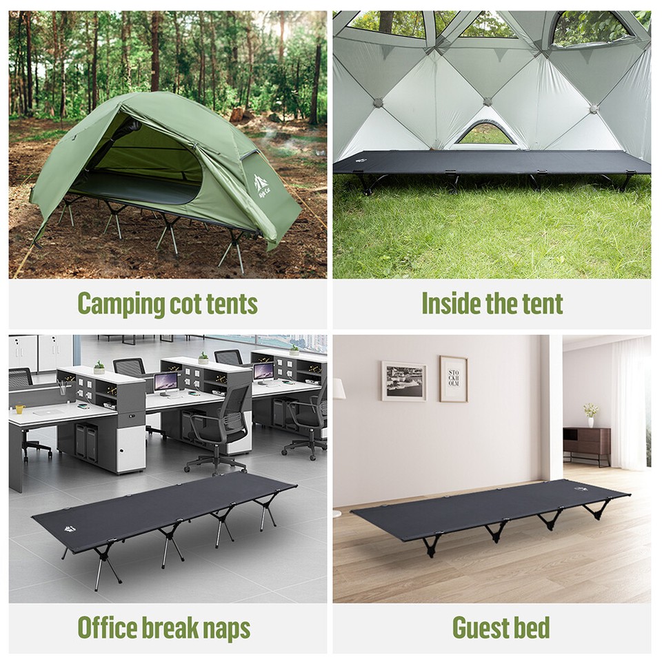 Portable Camping Cot Sleeping Cot Ultralight Backpacking Camping Cot ...