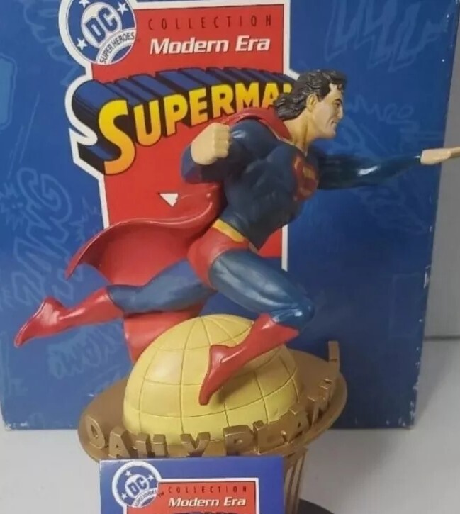1996 Hallmark Modern Era Superman Statue DC Super Heroes Collection ...