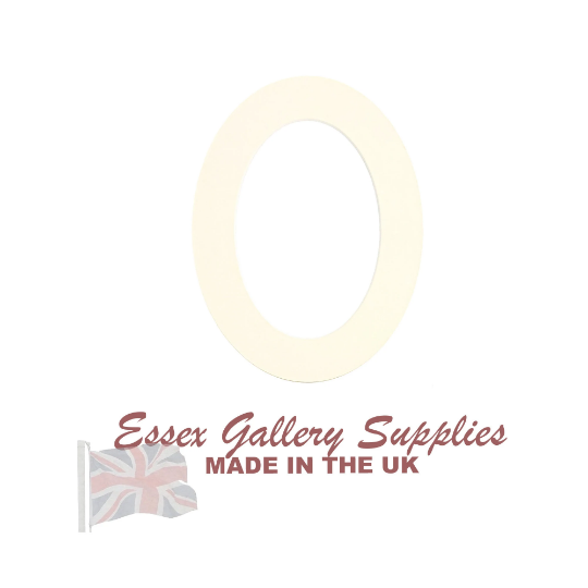 Circular/Oval Bespoke Photo/Picture Mount for Circular/Oval Frame ...