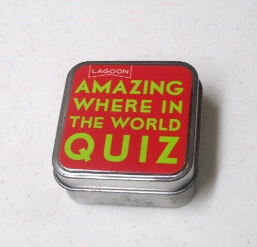 'Amazing Where In The World Quiz' Lagoon Group 2012 - Tabletop Trivia ...