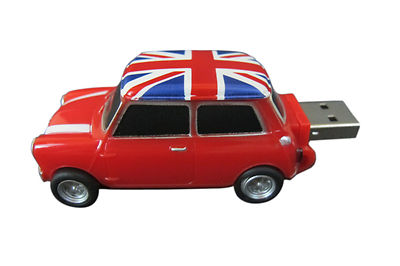64 GB Mini Cooper USB Flash Drive 3.0 Race Car Memory Card Thumb Stick ...
