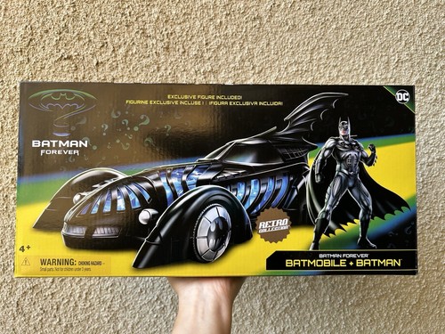 SPIN MASTER Retro Collection DC BATMAN FOREVER BATMOBILE WITH BATMAN | eBay