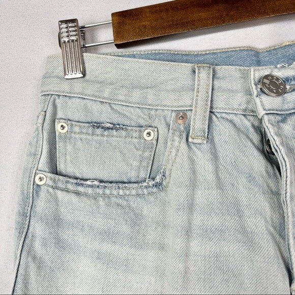 Urban Outfitters BDG Light Wash Tomgirl Denim Cut Off Shorts 26 | eBay