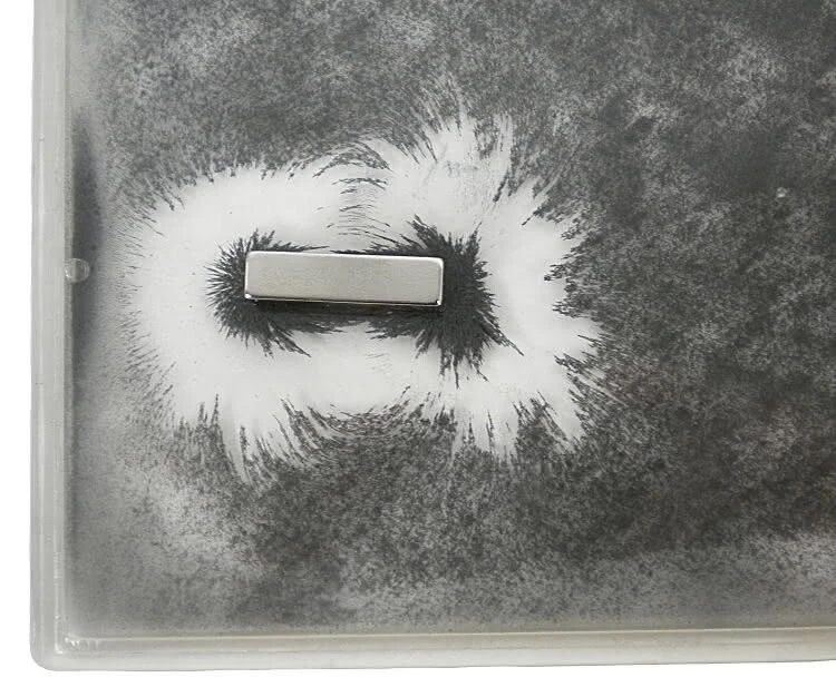 Magnetic Field Iron Filings Two Magnets