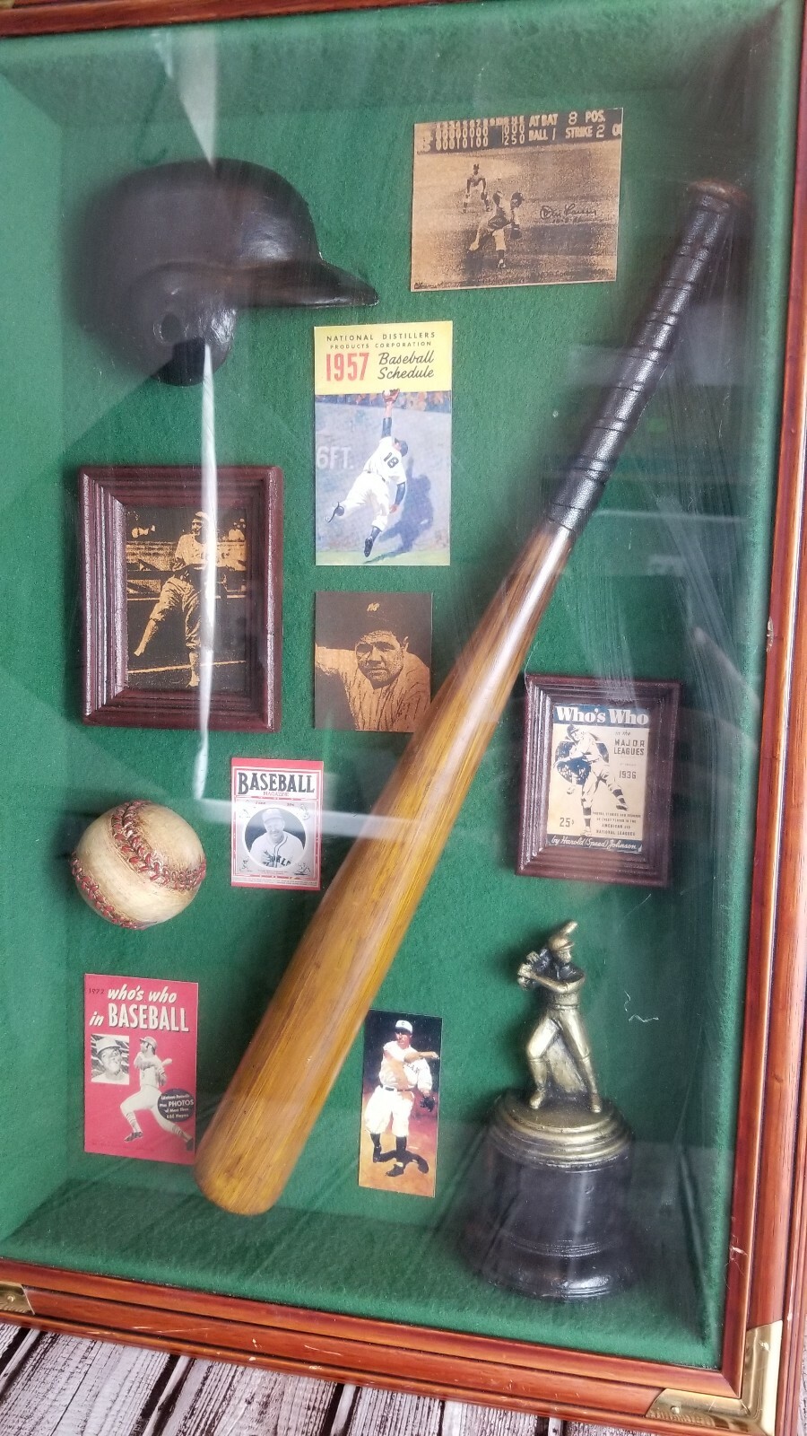 Baseball Bat Shadow Box