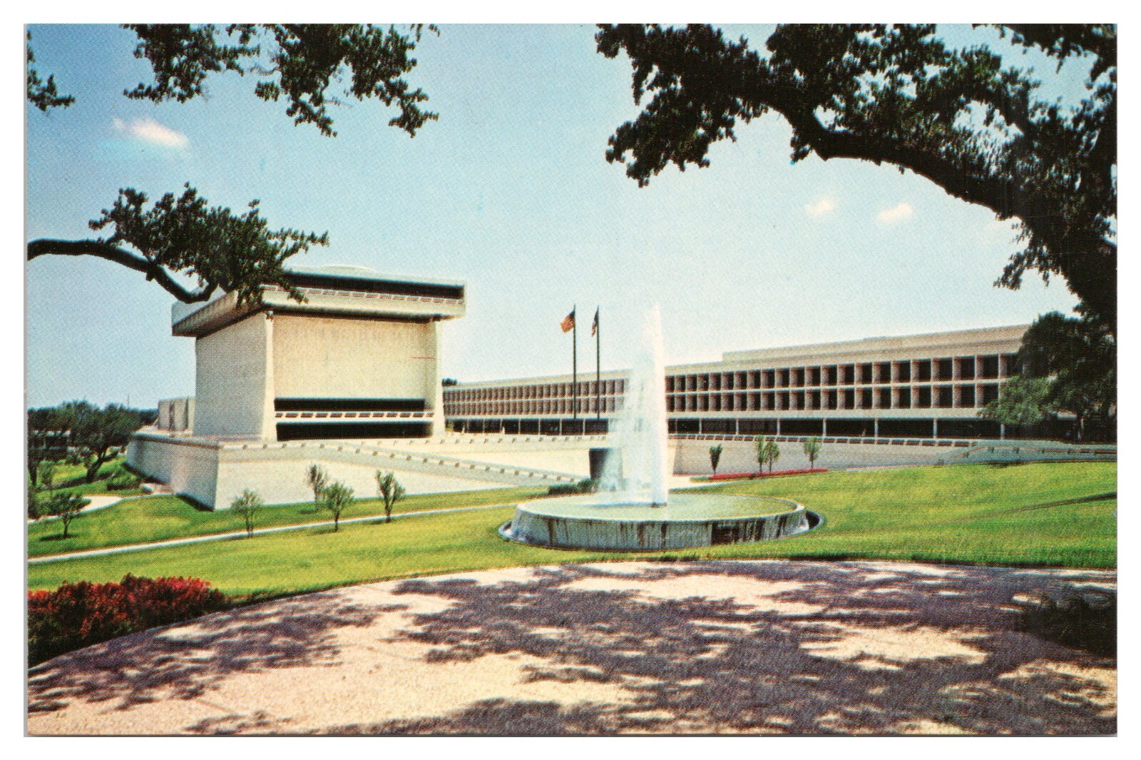 Vintage Lyndon Baines Johnson Library Austin TX Postcard Unposted ...