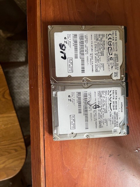 2 (TWO) HITACHI HARD DRIVES 250GB @ 5400 AND 100GB @ 7200 | eBay