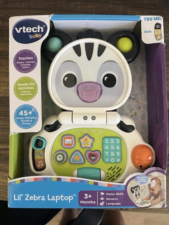 VTech Baby Lil' Zebra Laptop Baby and Toddler Toys | eBay