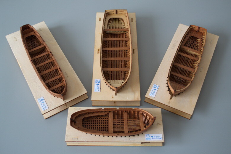Sail Boat Life Boat POF Scale 1:35 Model Ship Long Boat Wooden Model ...