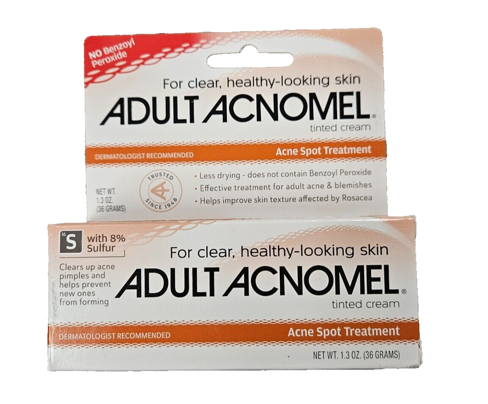 Acnomel Adult Acne Cream 1.3oz -- 38485911610| eBay