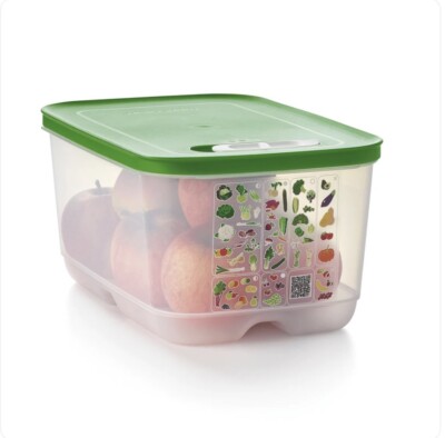 Tupperware FridgeSmart Medium Deep Container 1 Gal. Fruit & Veg Keeper ...