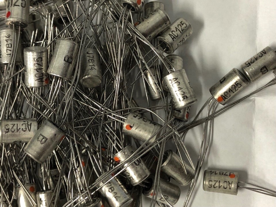 10x AC125, Original MULLARD NOS Germanium PNP transistor for fuzz ...