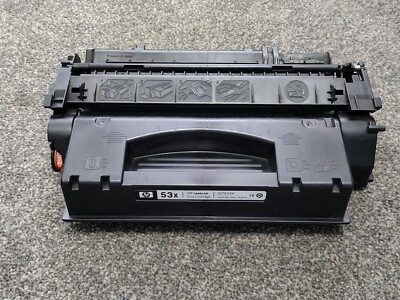 ORIGINAL HP LASERJET 53X Q7553X BLACK, TONER PRINT CARTRIDGE. NEW, NO ...