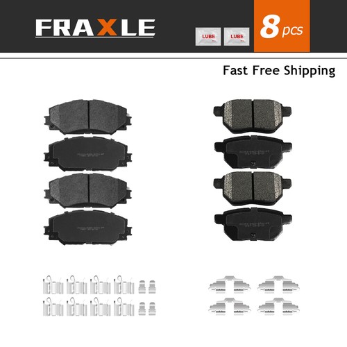 Front Rear Ceramic Brake Pads for 2009-2011 2014-2019 Toyota Corolla ...