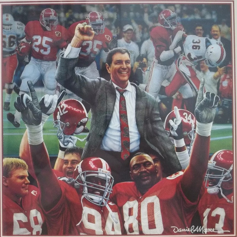 Daniel Moore Alabama Football "The Tradition Continues" Matted Print ...
