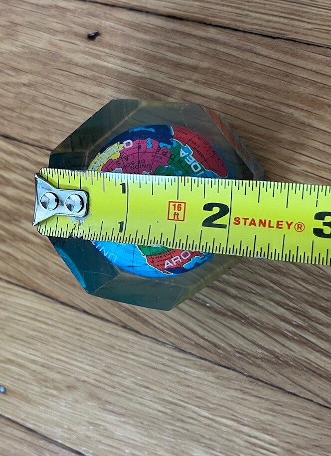 Vintage CADAM CAD Software World Globe Small Desk Decoration One Idea ...