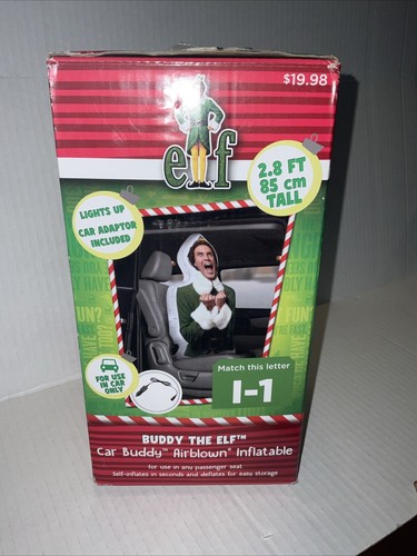Buddy the Elf Inflatable Car Passenger Airblown Inflatable 2.8 ft Tall ...
