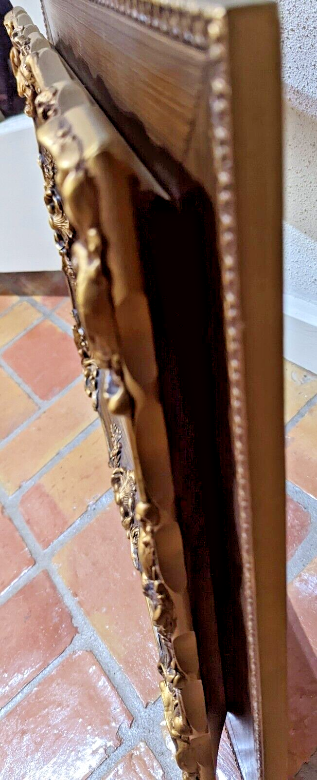 ORNATE GOLD GILT *BEVELED* LOUIS PICTURE FRAME 23x19 FITS 12x16 CANVAS ...