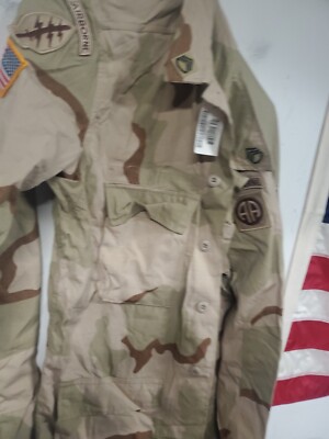 DCU Shirt/Coat Medium Long Desert Tri-Color Camo Cotton/Nylon USGI Army ...