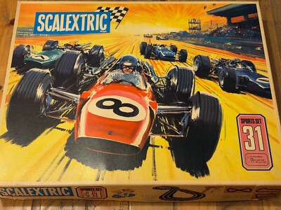 Scalextric Sports 31 Set Cars Track Javelin Electra Vintage excellent ...