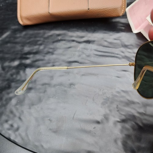 Vintage B&L Ray-Ban 12K GF Double Gradient Mirror Aviator Sunglasses 58 ...