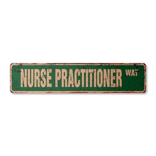 Nurse Practitioner Vintage Plastic Street Sign Nurses np Physician ...