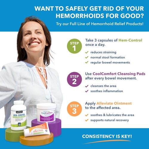 Alleviate Hemorrhoid Treatment Ointment - 100% Natural Fast-Acting ...