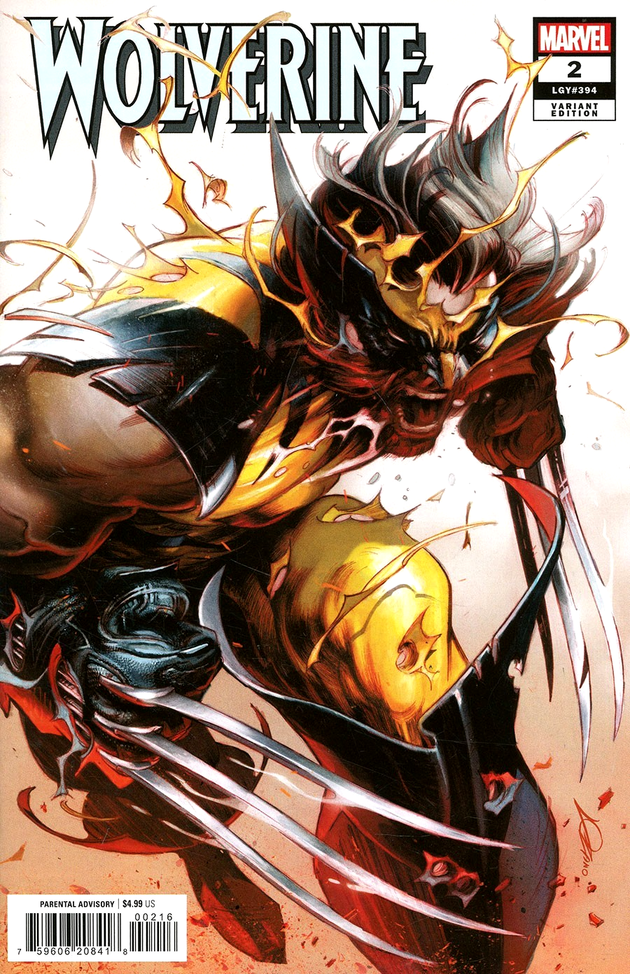 WOLVERINE #2 1:25 RATIO VARIANT COVER BY ALEXANDER LOZANO NM MARVEL ...