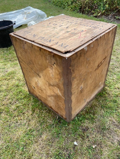 Vintage Wooden Tea Chest Crate Storage. Lipton Tea Ltd. | eBay UK