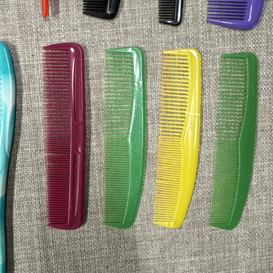 Vintage 80's UNBREAKABLE Hair Pocket Combs Lot Made in USA (d) | eBay