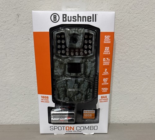 Bushnell CAMO Trail Camera Combo 22MP W/Batteries & 16GB SD Card BRAND ...